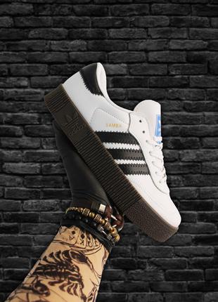 Женские кроссовки adidas samba бежевые адидас самба - 1290 ₴, купить на ...